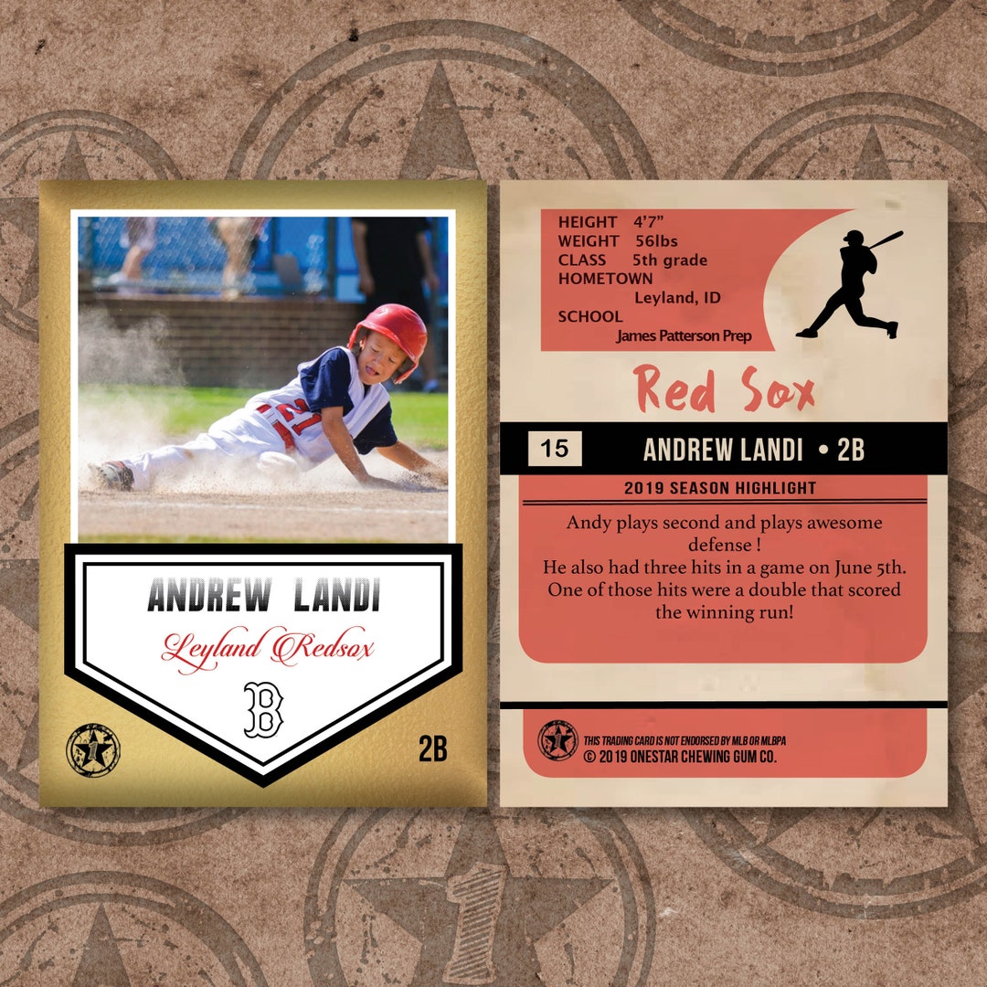 Custom Baseball Card 2015 Digital File - Etsy