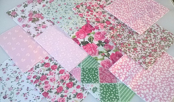 30 X Baby Girl Pink 10 Inch Layer Cake Fabric Patchwork - Etsy Canada