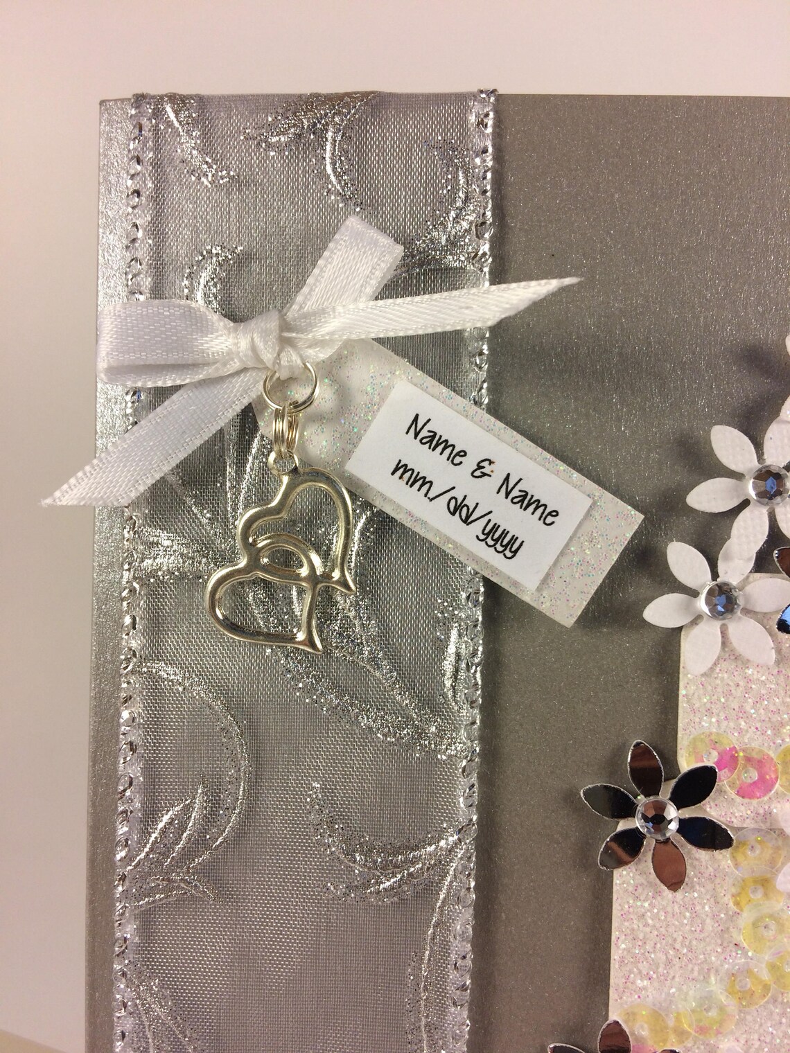 Handmade Personalizable Wedding Card - Etsy