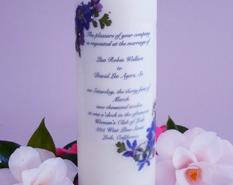 Candle Invitation | Etsy