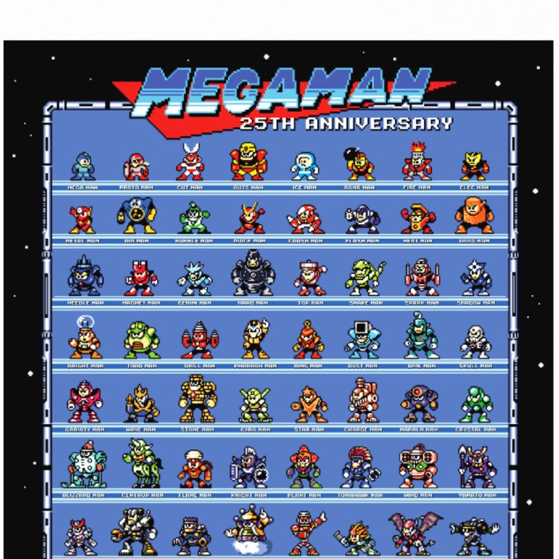 Mega Man Bass Man - Etsy