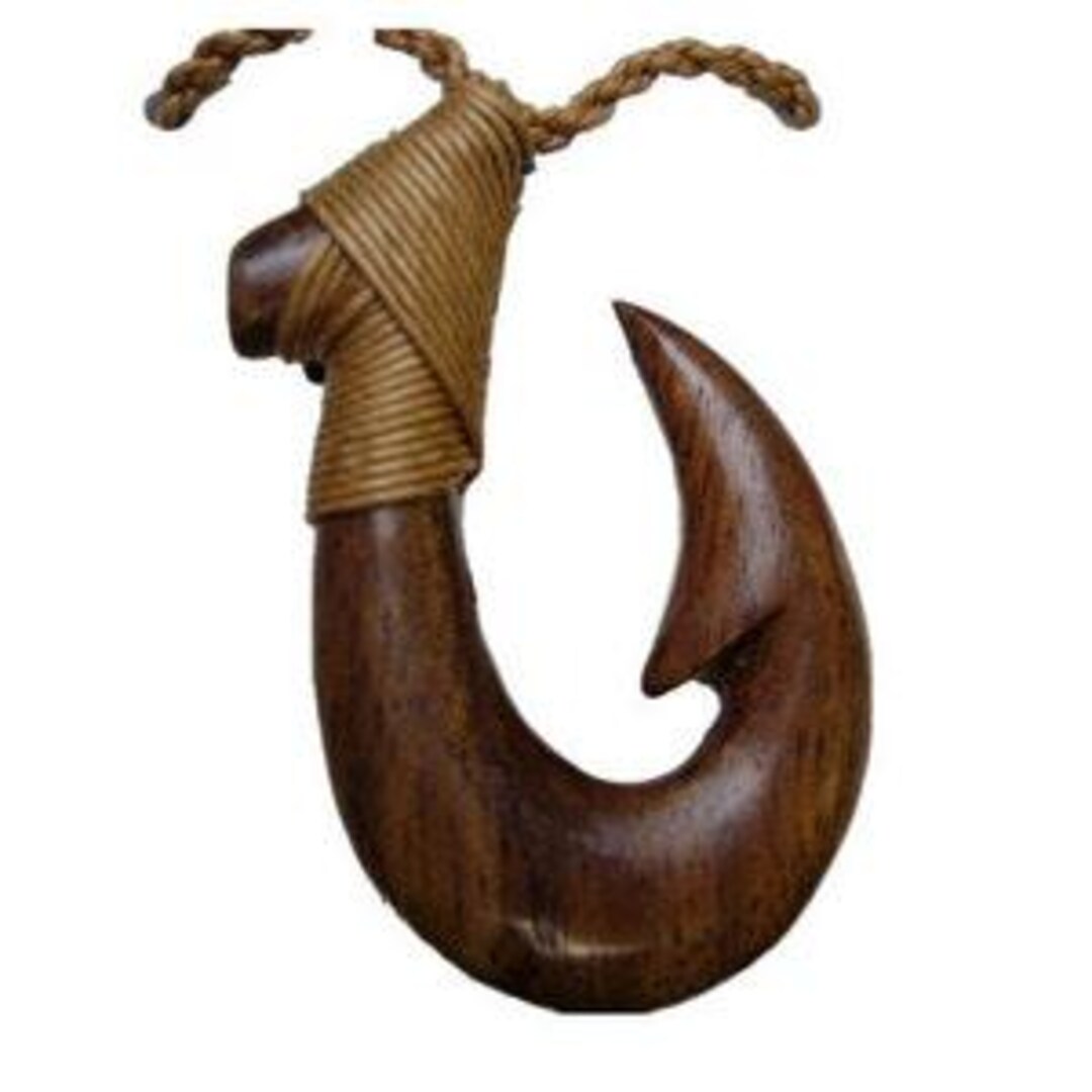 Koa Fish Hook - Etsy