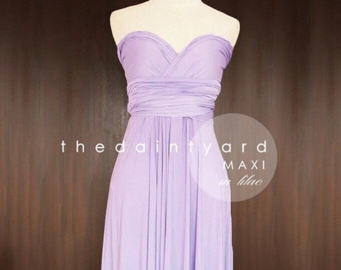 SAMPLE SALE - Last Piece! Maxi Infinity Convertible Bridesmaid Dress in ...