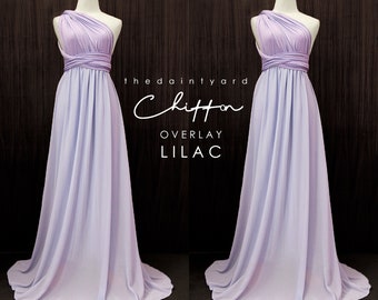 Lilac Chiffon Dress - Etsy
