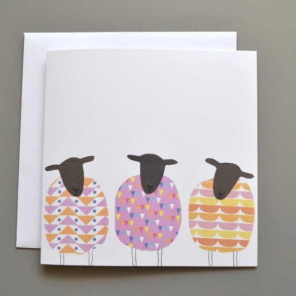 Sheep Card - Etsy UK
