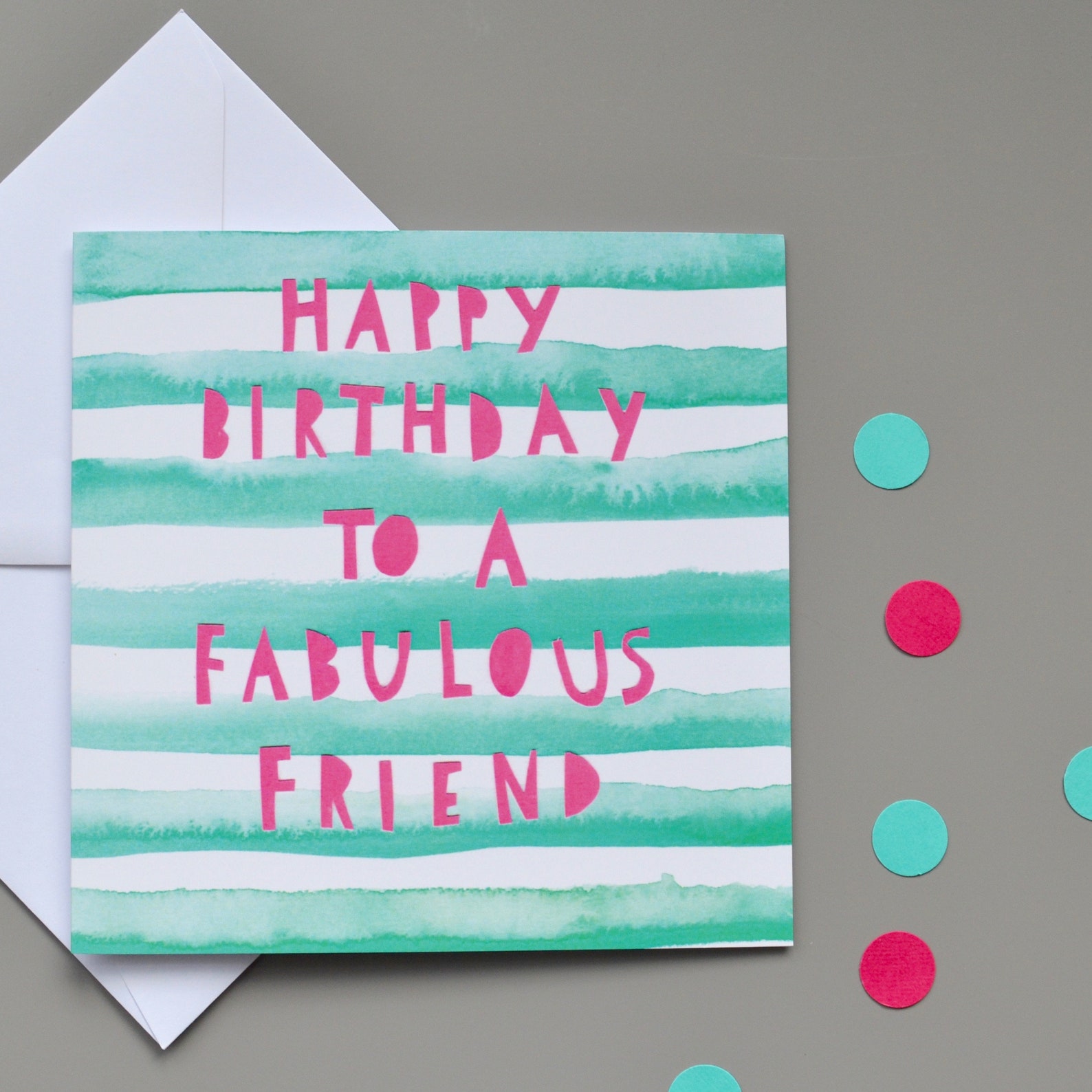 Fabulous Friend Birthday Card - Etsy UK