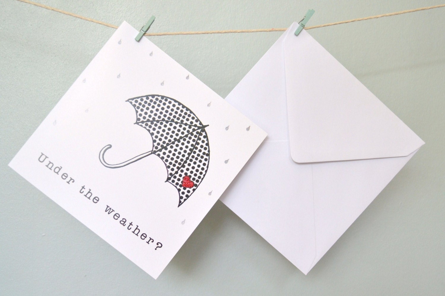 Under the Weather Card | Etsy