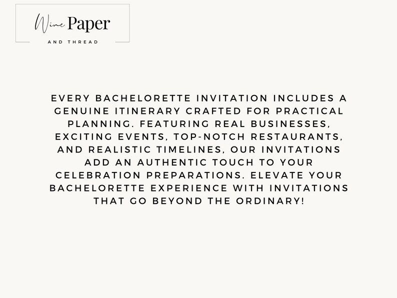 NYC Bachelorette Weekend Invite and Itinerary - Etsy