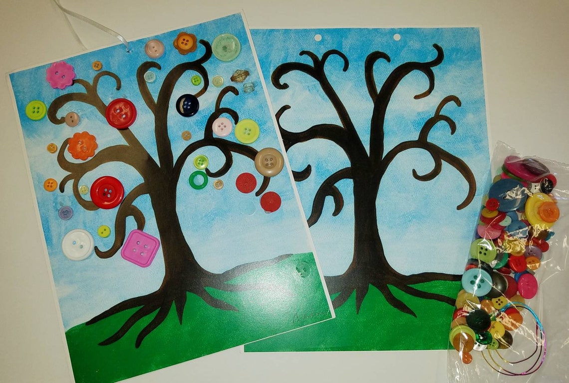 Seniors Stand up Button Art. Great for Memory Care Units & Assisted ...