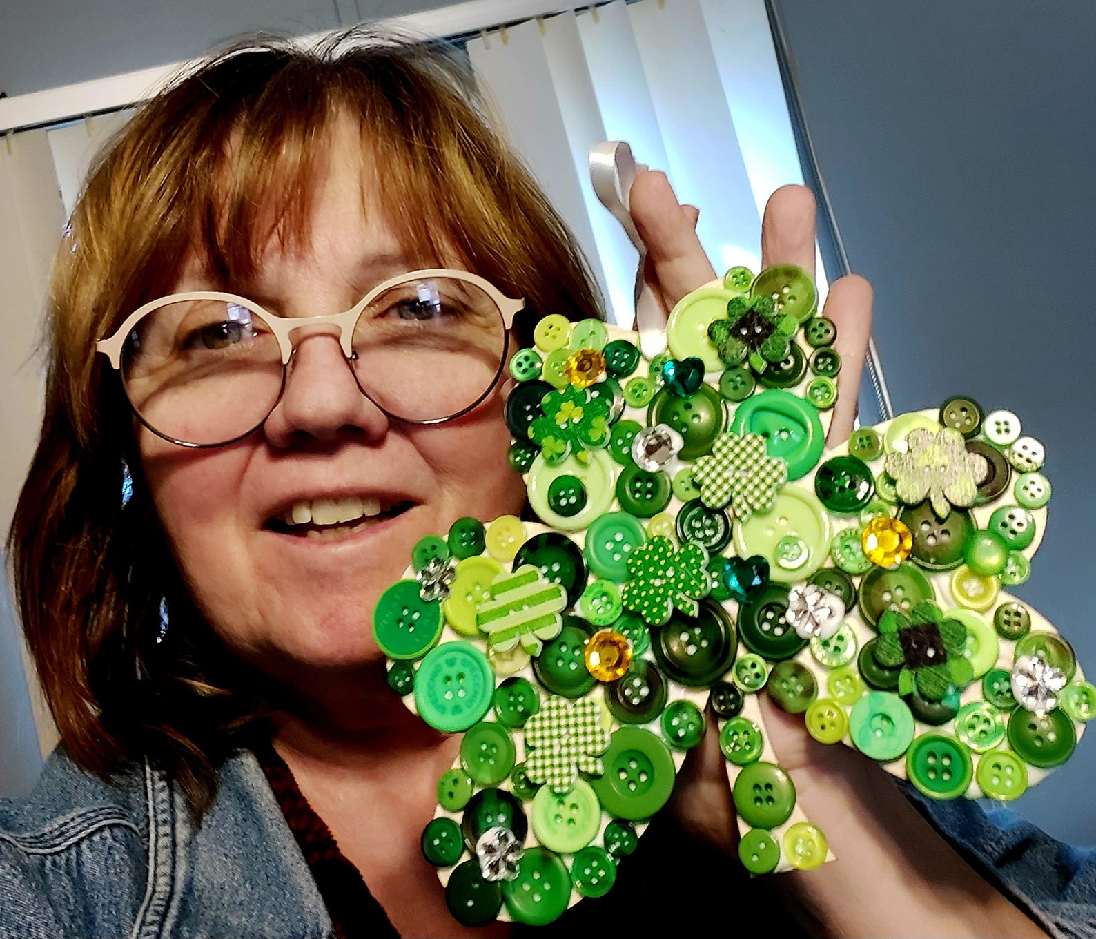 Irish Art Project. Shamrock 7x6, 3 Leaf Clover Irish Craft Kit. Great ...