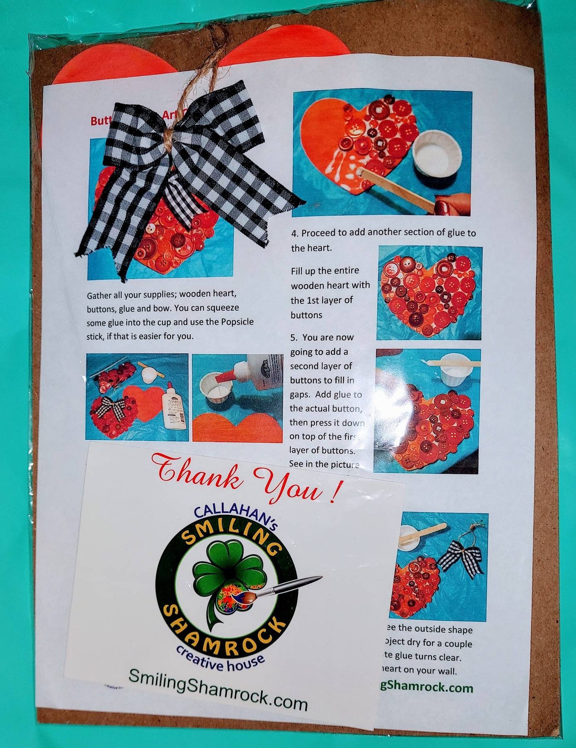 Red Heart Craft Art Kit. Create a Fun Activity for Your | Etsy