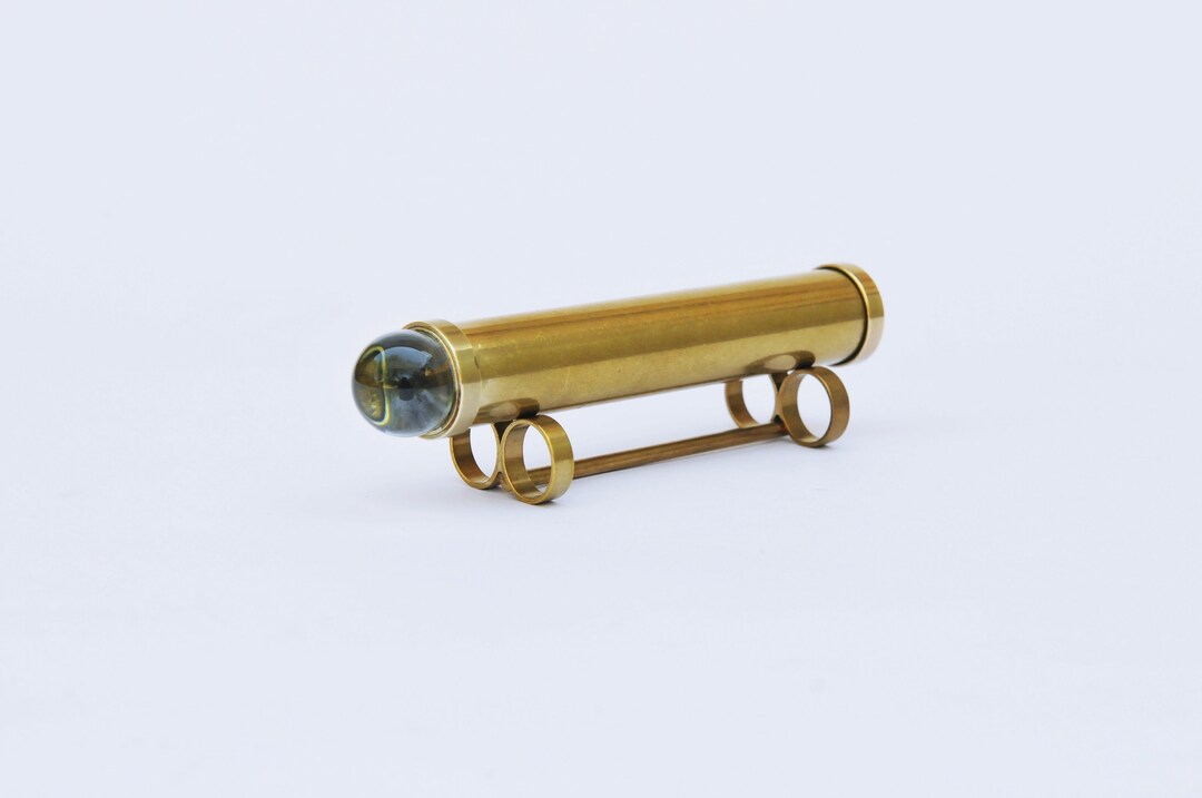 Short Small Teleidoscope, Gold Brass Teleidoscope, Christmas Gift Idea ...