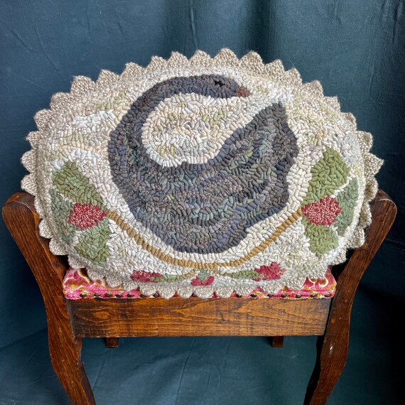 Winter Swan: Rug Hooking PDF Pattern Northwest Folk Design - Etsy