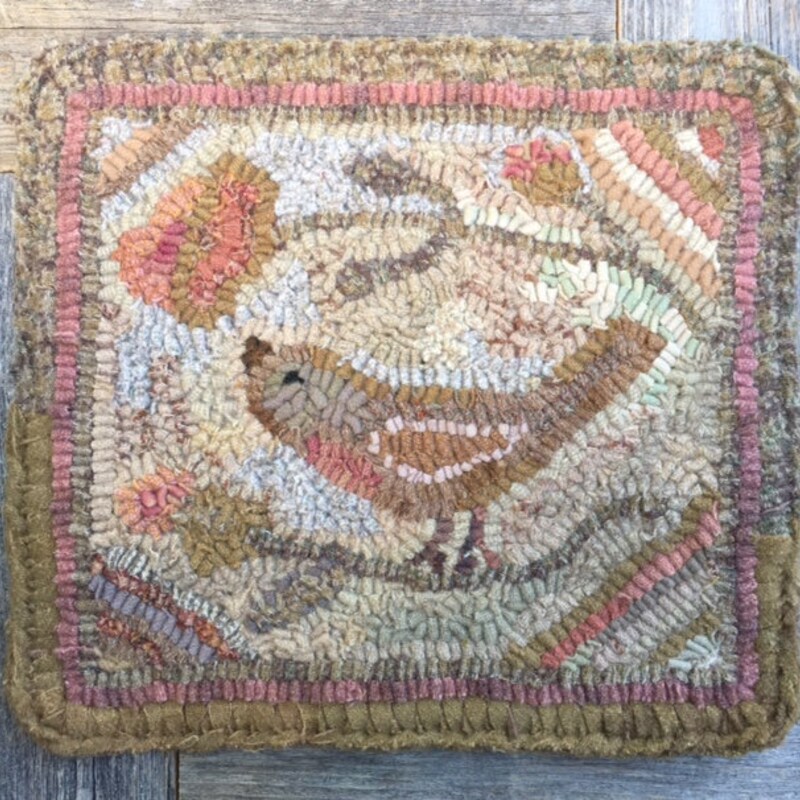 Primitive Hooked Rug - Etsy