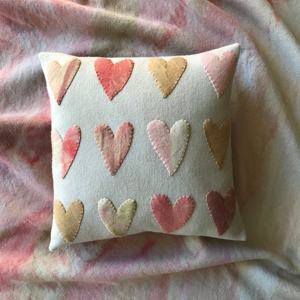Wool Applique Pillow - Etsy