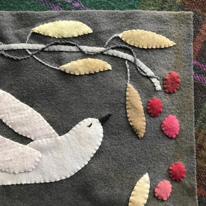 Skyward Dove: Wool Appliqué PDF Pattern Northwest Folk Design Marijo ...