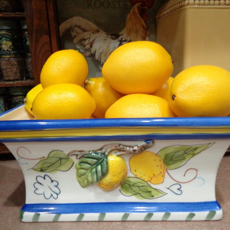 Italian Pottery Lemons - Etsy