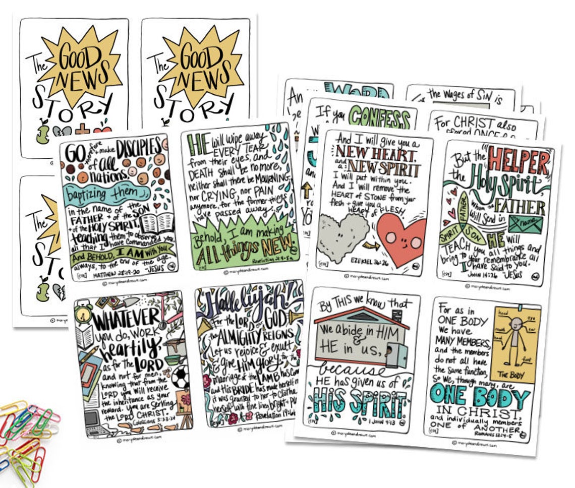 Printable Digital Download Hand-drawn Good News Story - Etsy