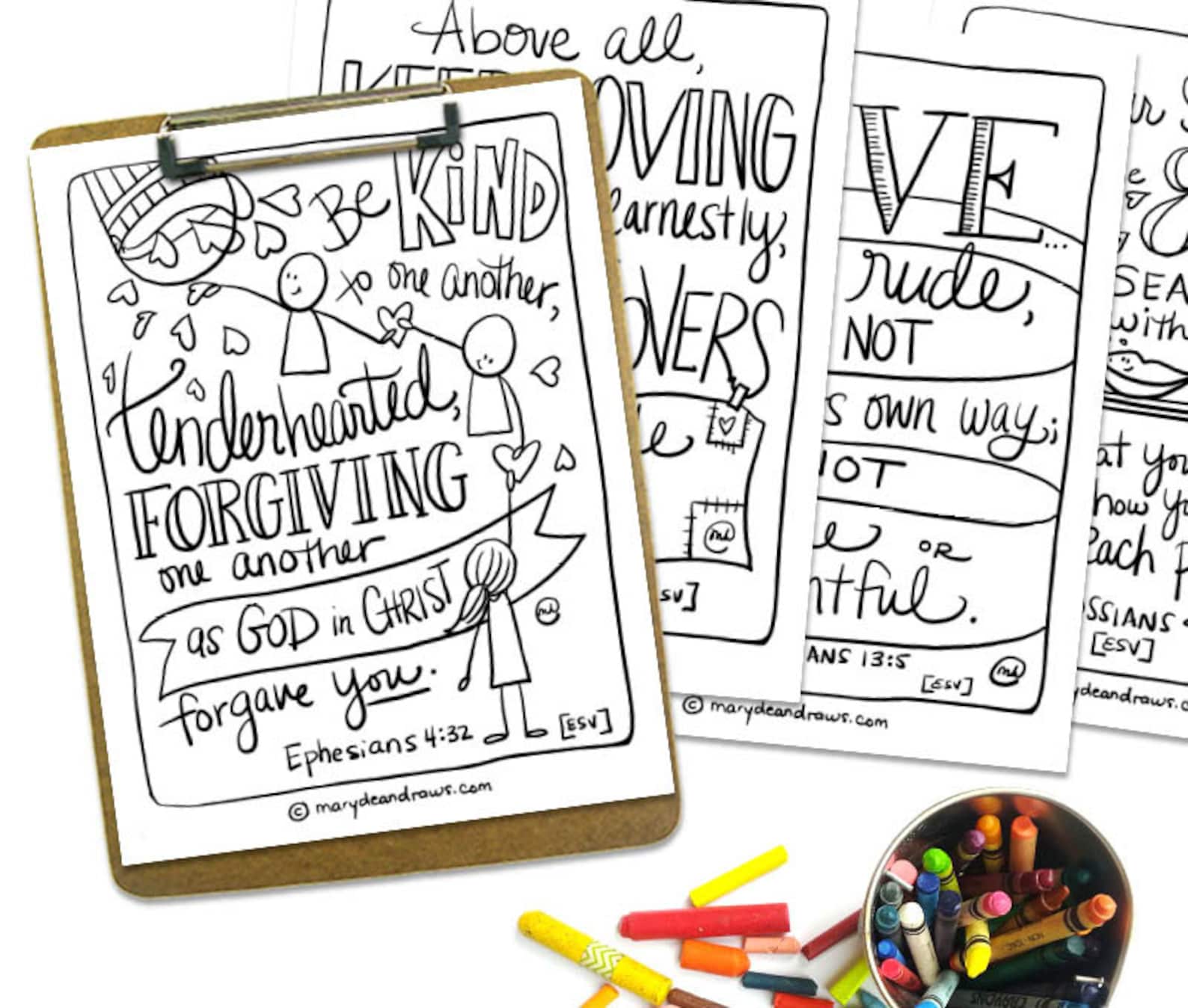 PRINTABLE DIGITAL DOWNLOAD Gracefull Words & Ways Scripture Card Set of ...