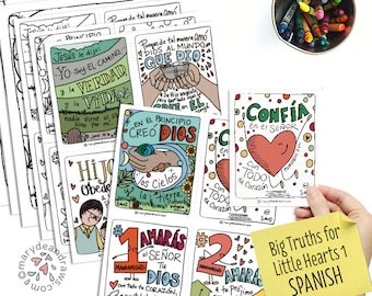 Spanish Bible Coloring Pages - Etsy