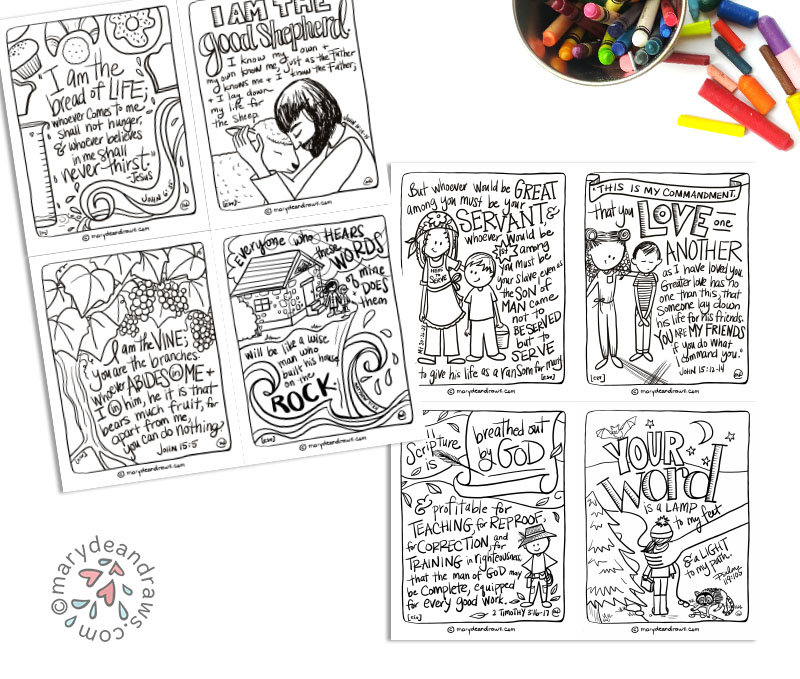 Printable Hand-drawn Big TRUTHS for Little Hearts 2 Bible | Etsy