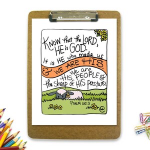 Printable Hand-drawn IDENTITY Scripture Memory Bible Verse Cards With ...