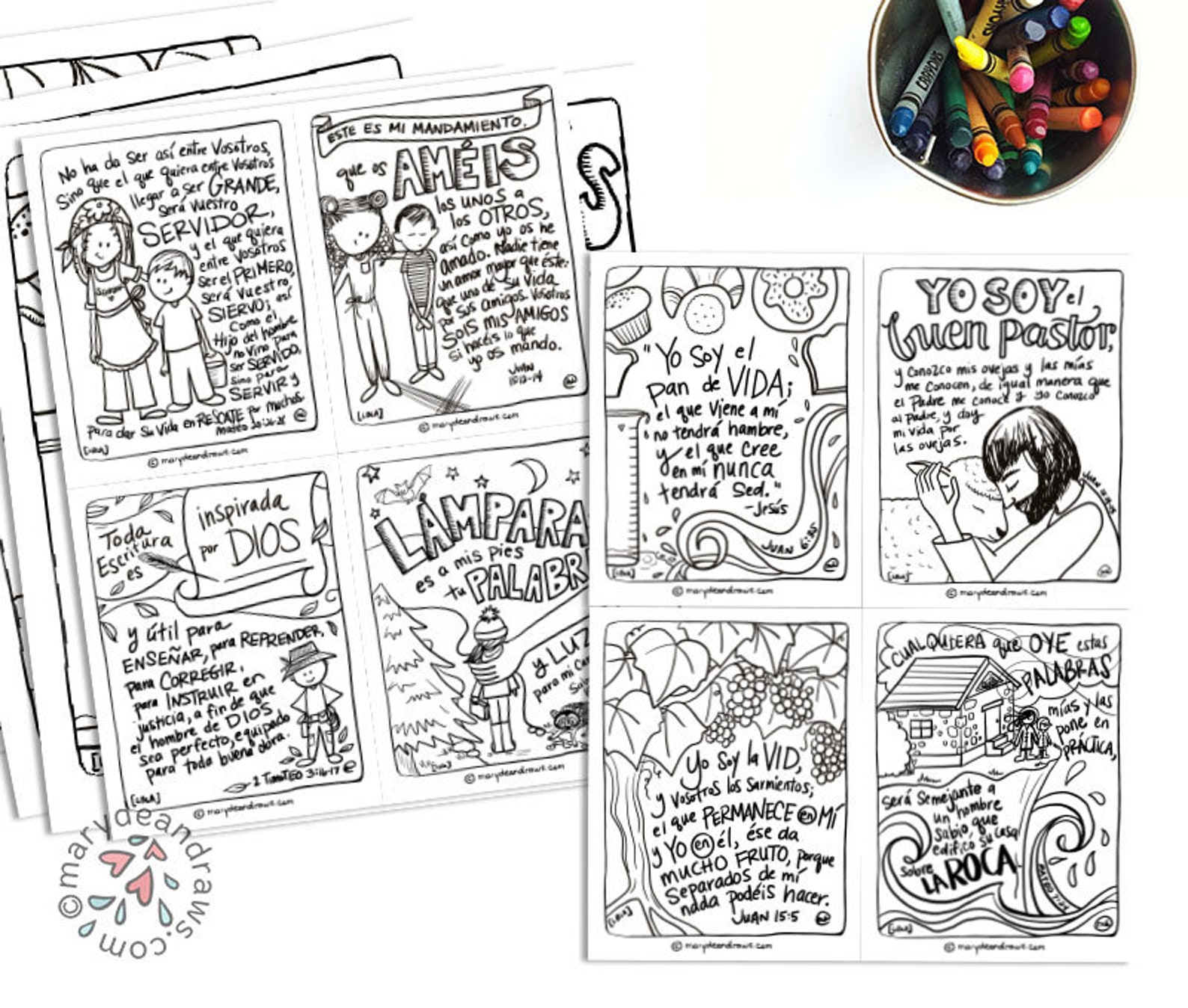 Printable Hand-drawn Big TRUTHS for Little Hearts 2 Spanish | Etsy