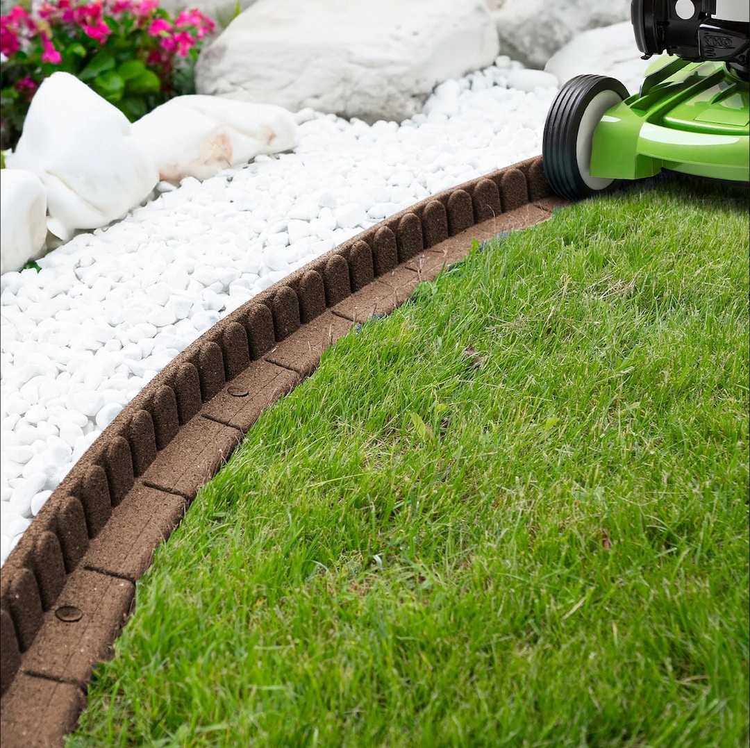Garden Edging 1.2m - Lawn Mower Friendly Edging - Garden Border ...