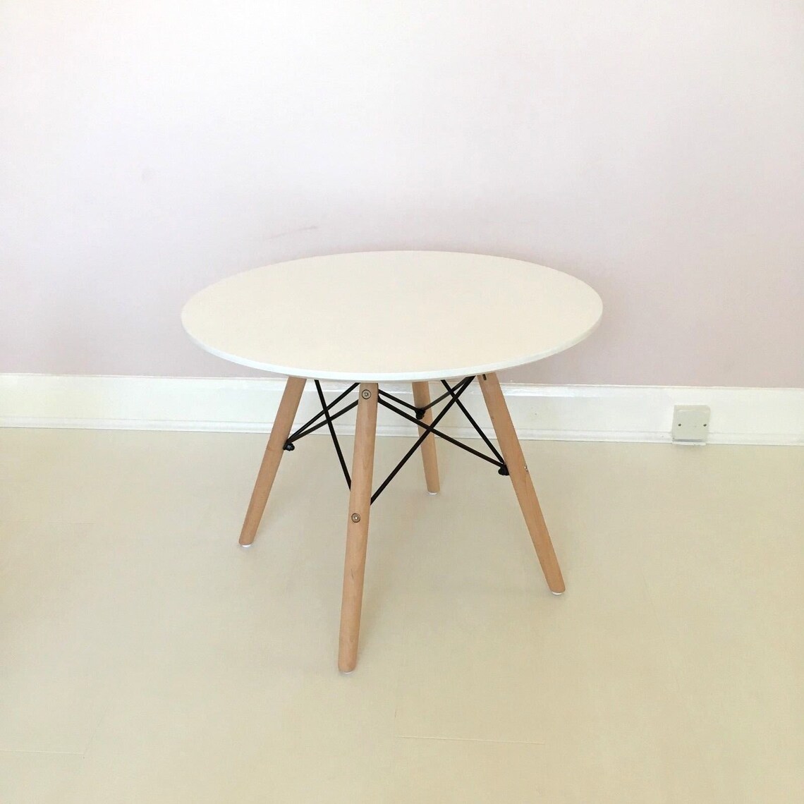 Round Dining Table Modern Design 60 or 80cm for Flat - Etsy UK