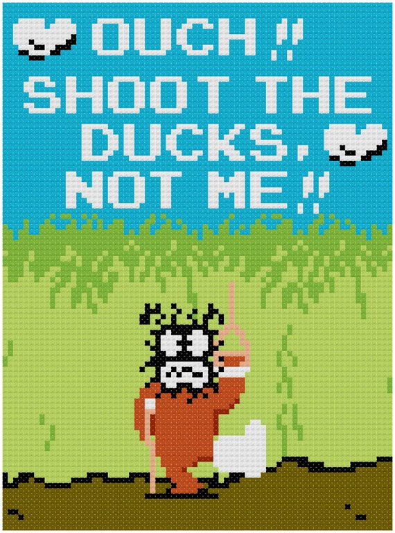 Duck Hunt Cross Stitch Pattern | Etsy