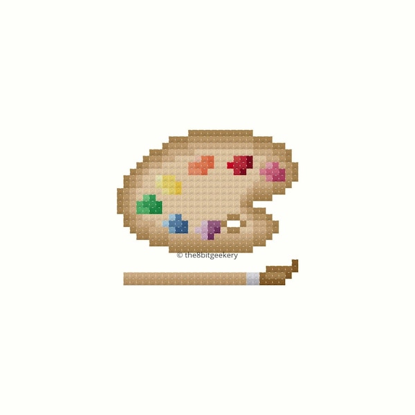Cross Stitch Paint Palette - Etsy