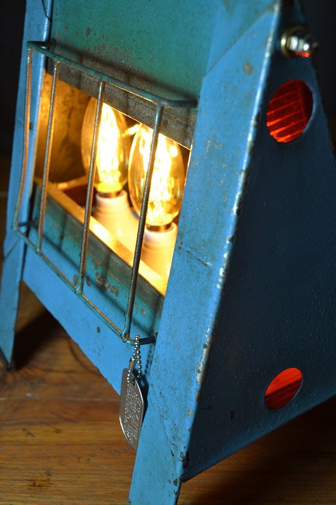 The stesco Fire Light Mid Century Modern Table Lamp/desk - Etsy