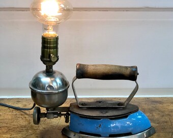 Repurposed lamp | Etsy