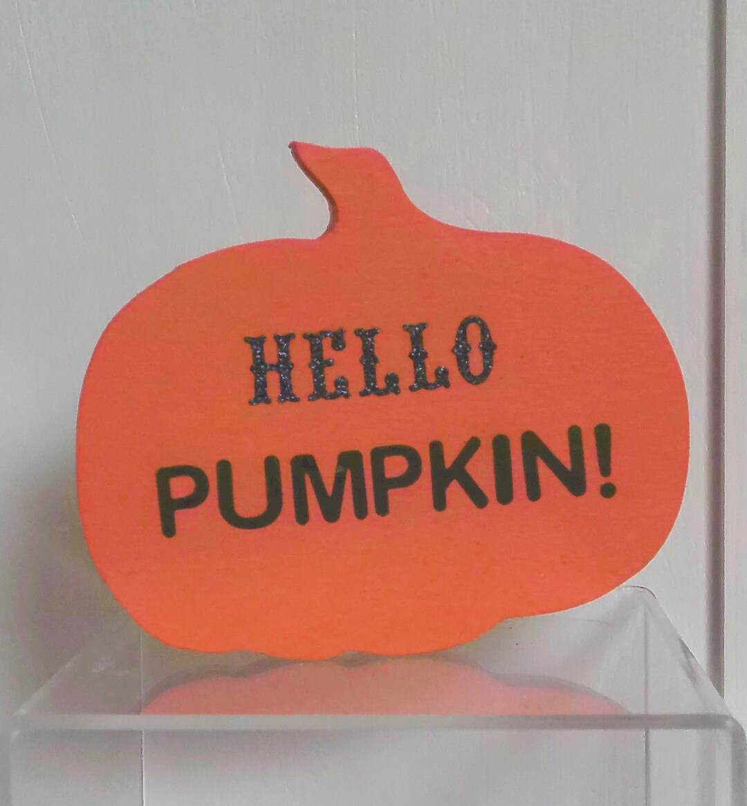 Tabletop “hello Pumpkin” Sign - Etsy