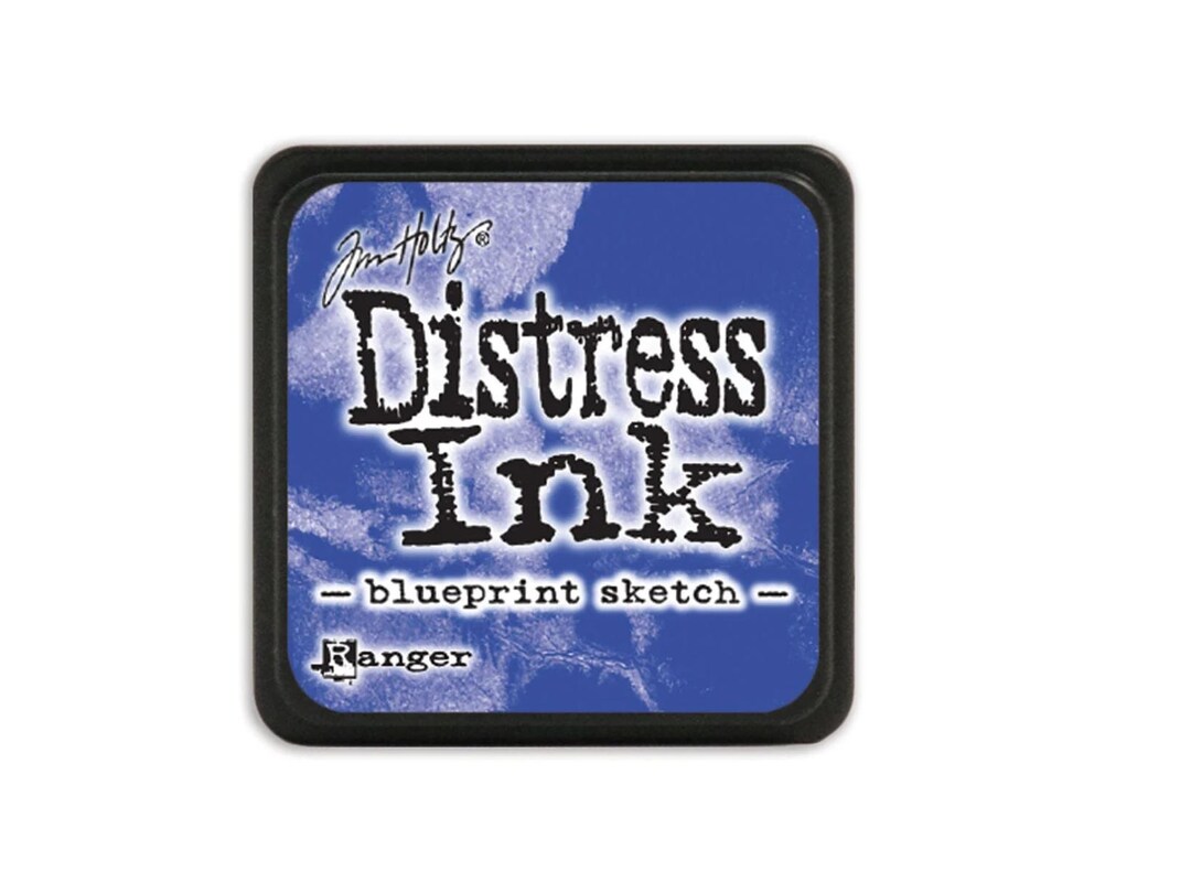 Tim Holtz Ranger Blueprint Sketch Mini Distress Ink Pad - Etsy