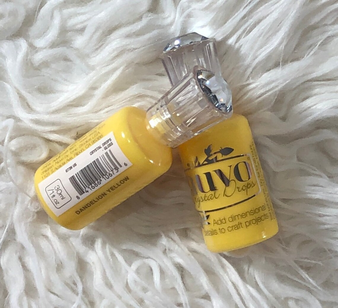 Dandelion Yellow Nuvo Crystal Drops - Etsy
