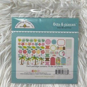 Doodlebug Designs Seaside Summer Die Cut Bits and Pieces - Etsy