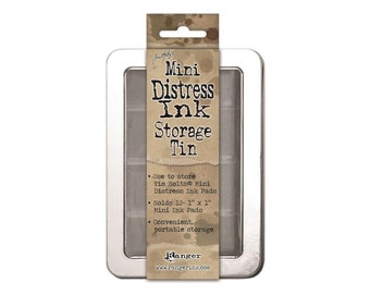 Ranger Tim Holtz Mini Distress Storage Tin Set of 3 | Etsy