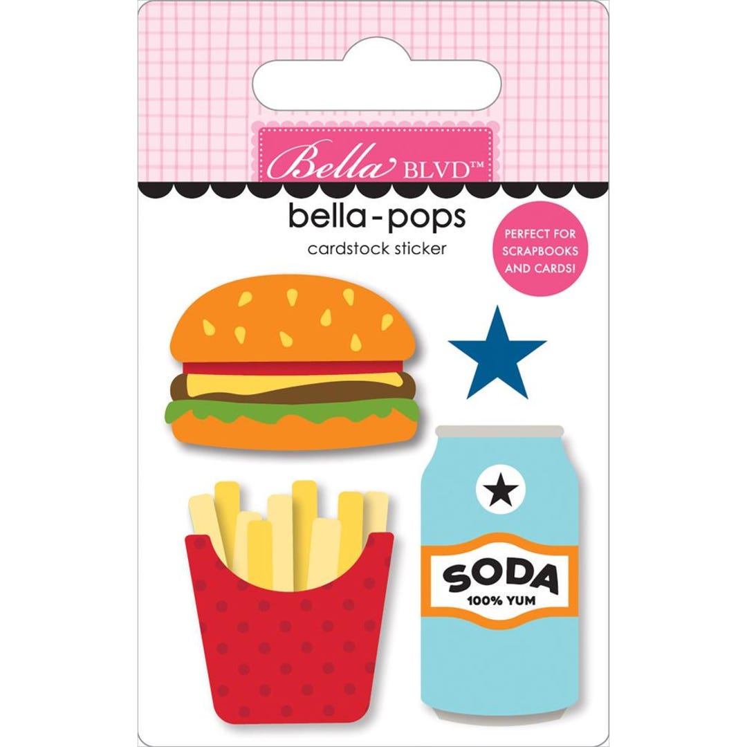 Bella Blvd Teen Vibe Carson Always Hungry Bella-pop Dimensional Sticker ...