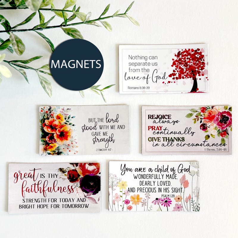 Bible Verse Magnets - Etsy