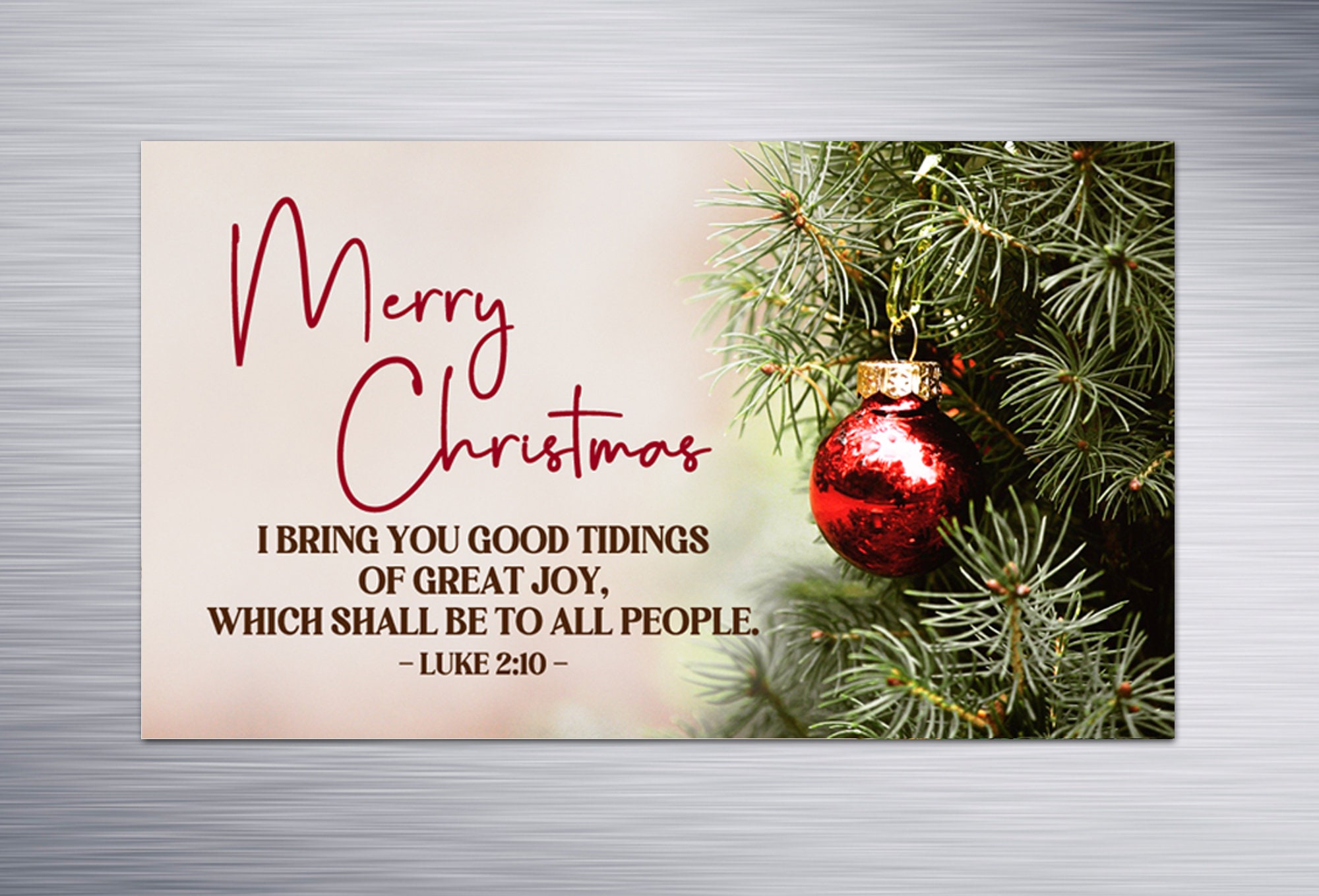 Christmas Magnet - Christian Gifts - Fridge Magnets - Stocking Stuffer ...