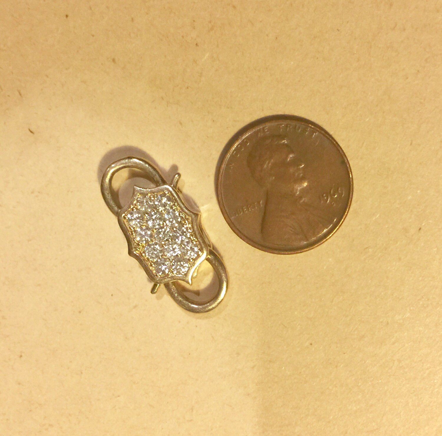 Ruby 10k Gold and Silver Double-ended Padlock | Etsy