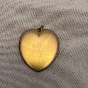 Large Gold Filled Heart Locket With Oversized Monogram - Etsy