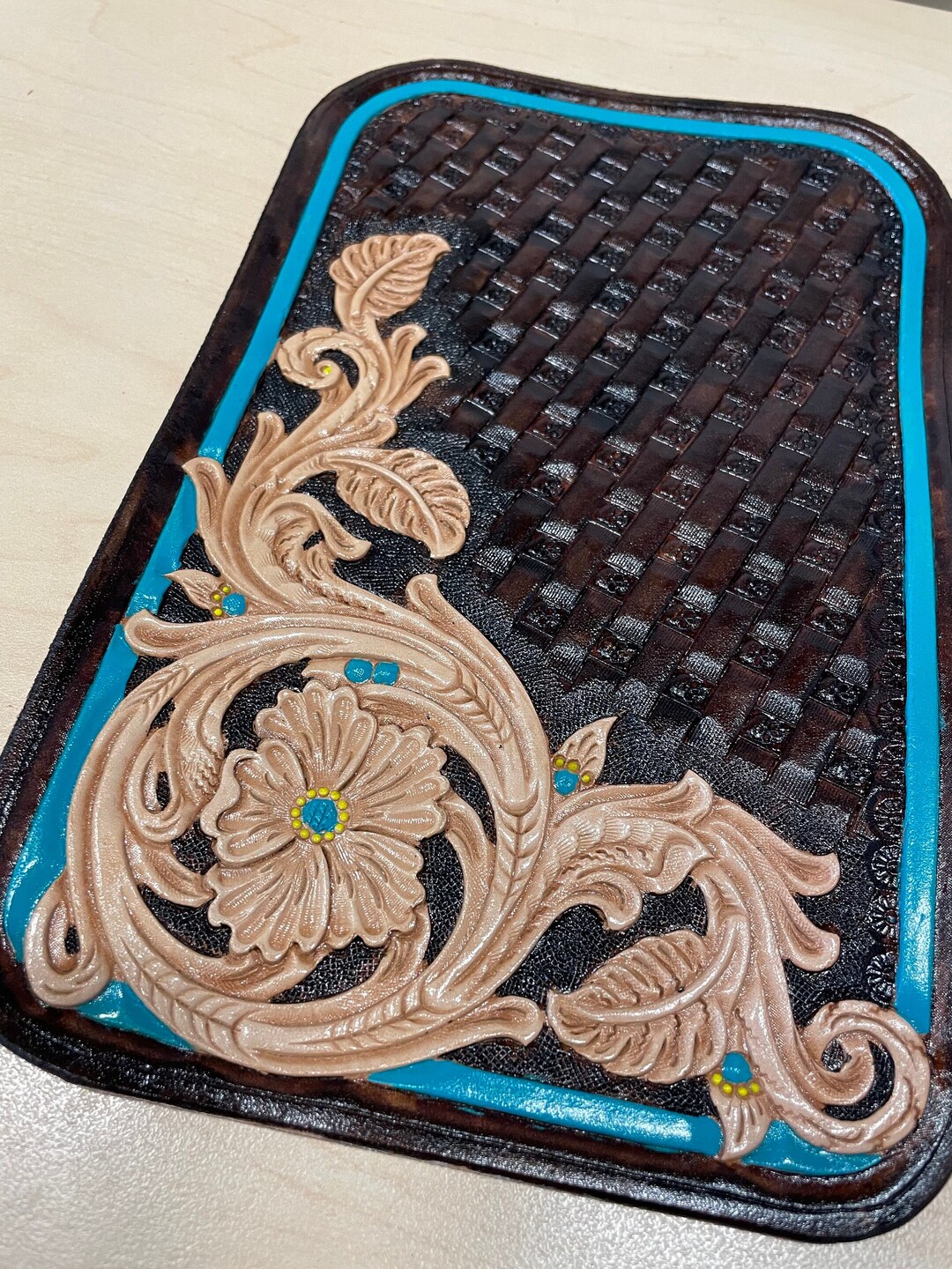 1 Flower Corner Tooling Pattern No 2 Etsy