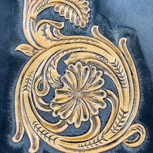 1 Flower Sheridan Tooling Pattern #1 - Etsy