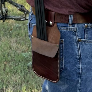 Digital Download: Leather Archery Pocket Quiver Pattern - Etsy