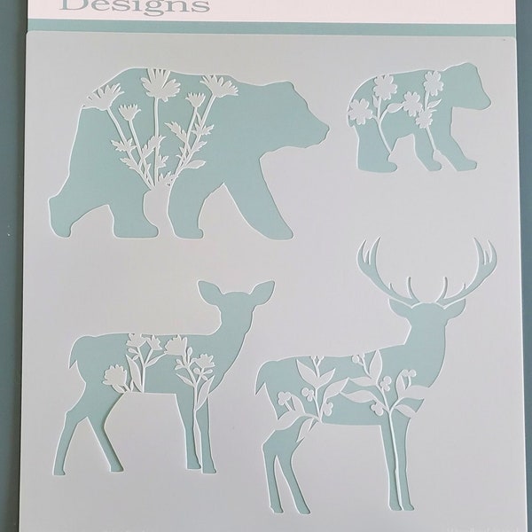 Woodland Animals Stencils - Etsy