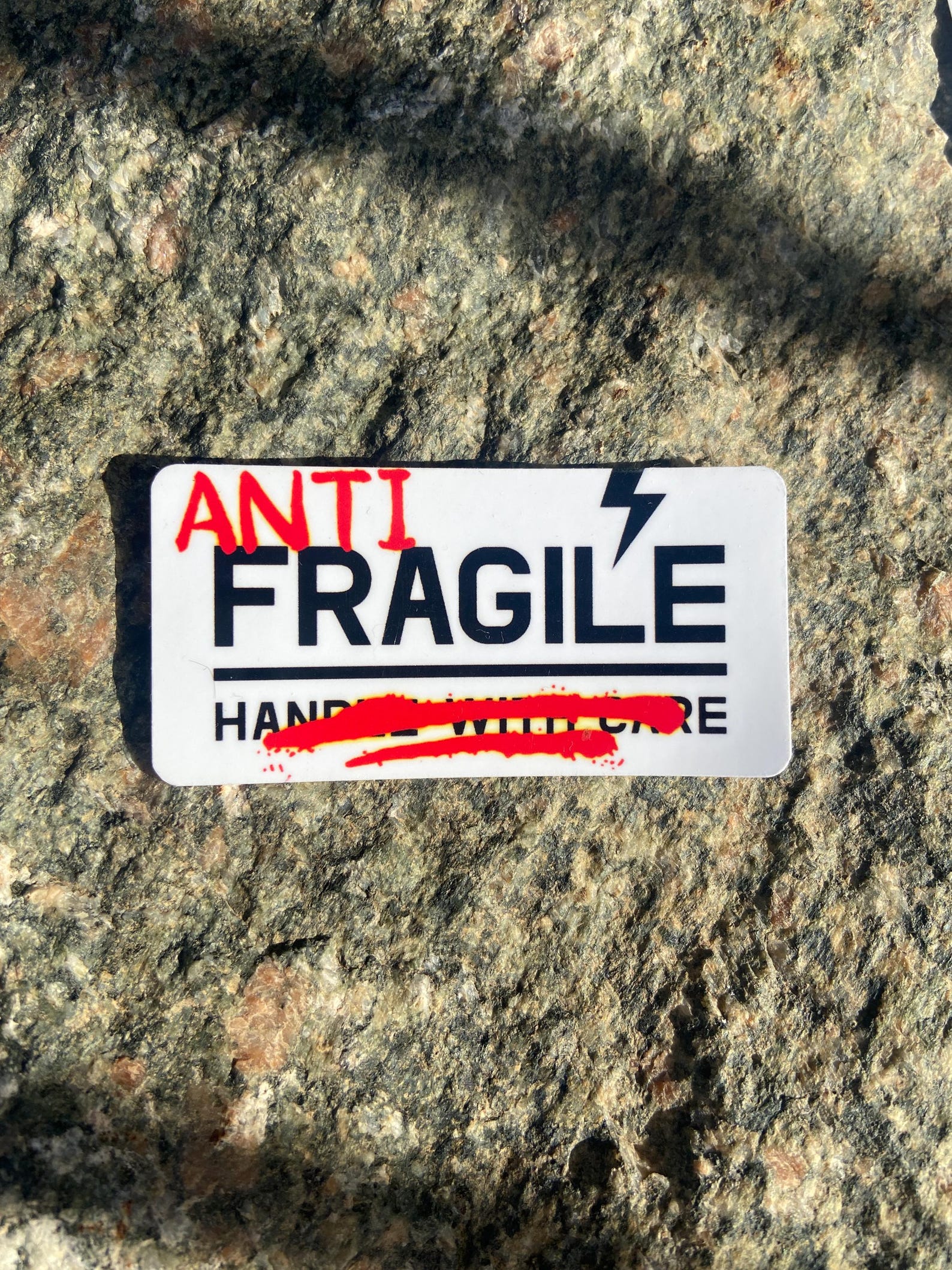 Anti Fragile Sticker | Waterproof Vinyl Sticker | Perfect for Laptops ...