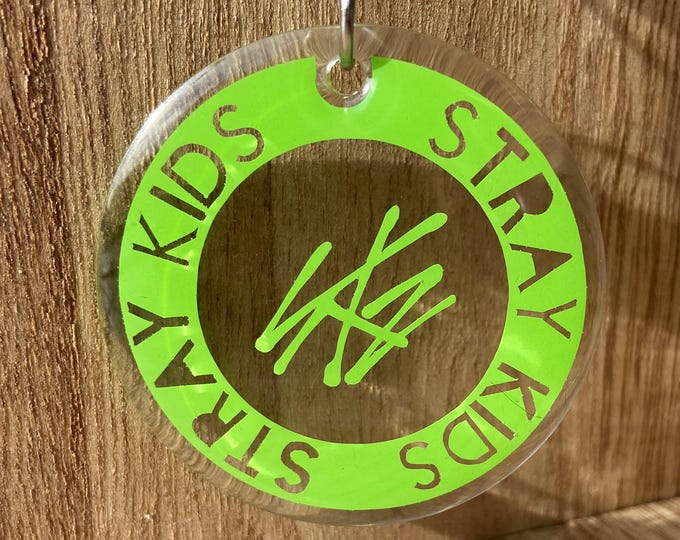 Stray Kids Name Circle Keychain – K-pop Fan Gift, SKZ Acrylic Keyring ...