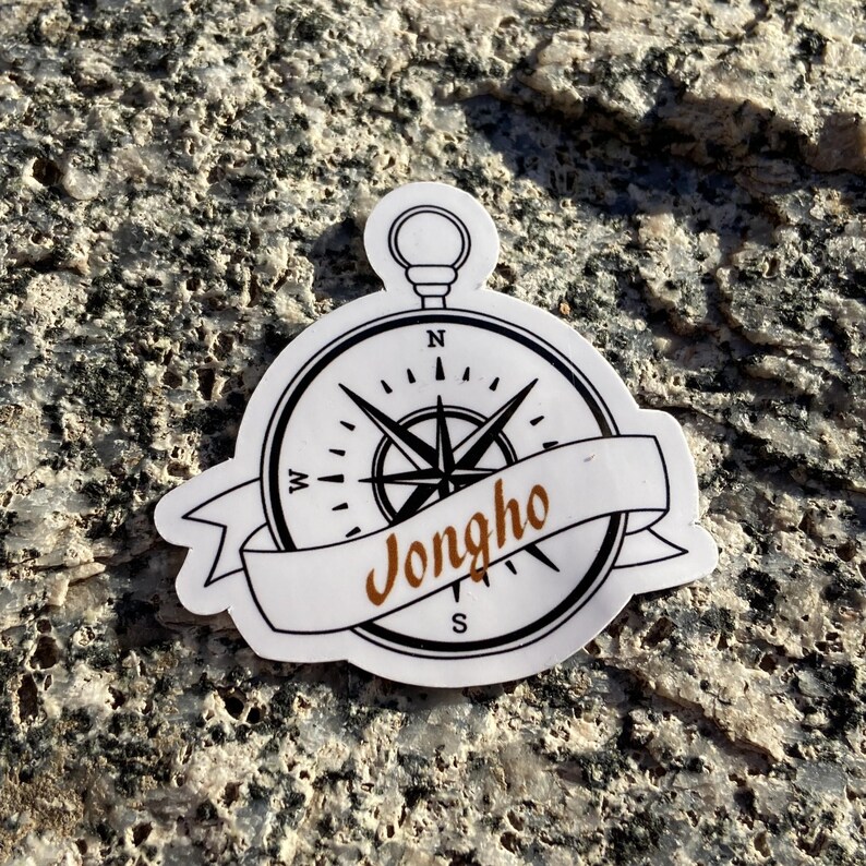 Ateez Compass Kpop Sticker | Waterproof Vinyl Sticker | Perfect for ...